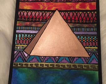 Pyramid painting | Etsy