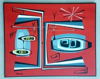 Art by George Perrou by TheAtomicNest on Etsy