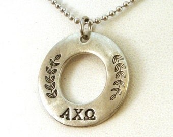 Alpha omega necklace | Etsy