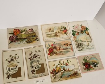 Victorian cards | Etsy