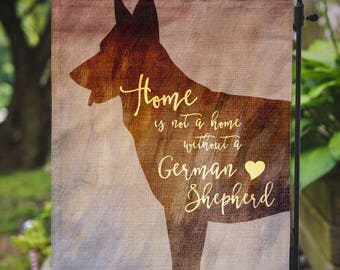 German shepherd flag | Etsy