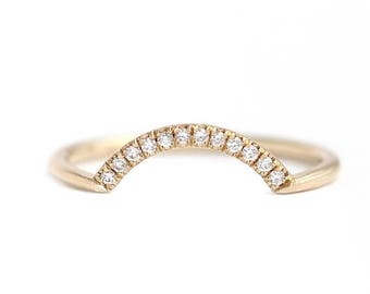 Tiny diamond ring | Etsy