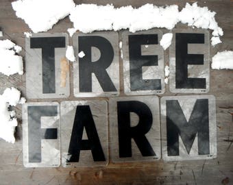Tree farm sign | Etsy