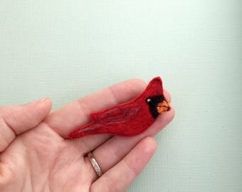 Needle felted magnet | Etsy