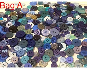 Blue sewing buttons | Etsy