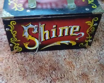 Shoe shine box | Etsy