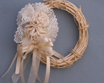 Wicker wreath | Etsy