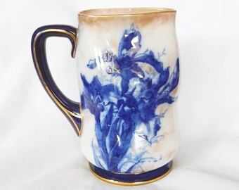 Flow blue pitcher | Etsy