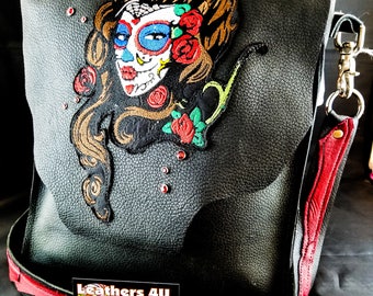 Sugar skull bag | Etsy