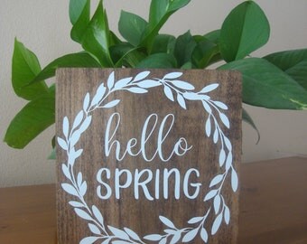 Rustic spring decor | Etsy
