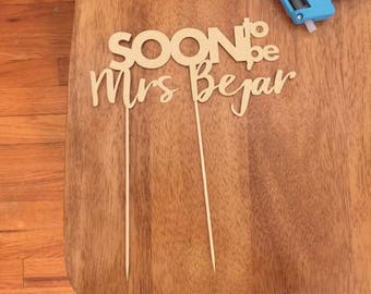 Soon to be mrs sign | Etsy