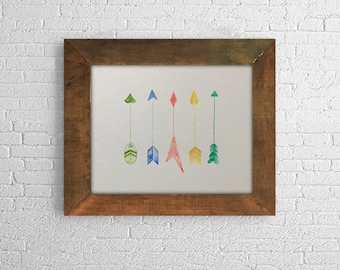 Arrow painting | Etsy