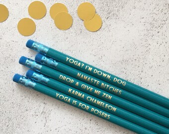 Funny pencils | Etsy