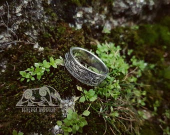 Norse Ringerike Dragon Viking Gold Ring Scandinavian Norse