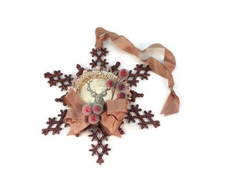 Rustic tree topper | Etsy