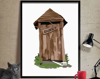 Outhouse humor | Etsy