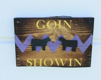 Show pig sign | Etsy