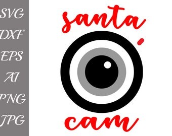 Santa cam svg | Etsy