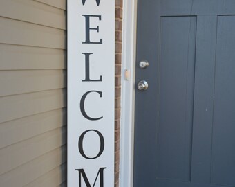 Outdoor welcome sign | Etsy