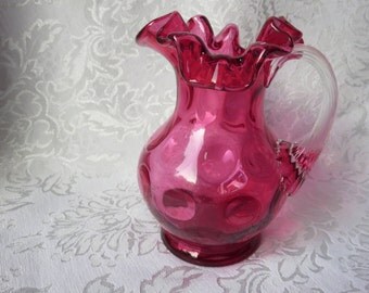 Fenton cranberry | Etsy