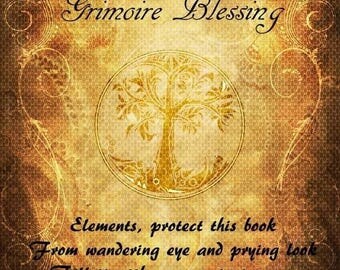 Home Blessing Spell Digital Download Book of Shadows Pages