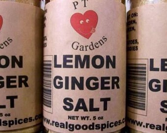 Friendship Lemon tea Greeting Card w/ Lemon and Ginger Tea Bag