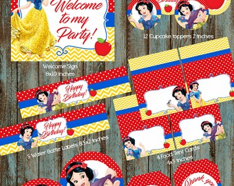 Snow white party | Etsy