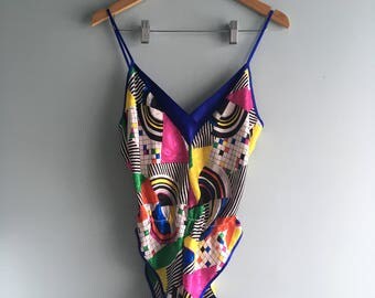 80s satin teddy | Etsy