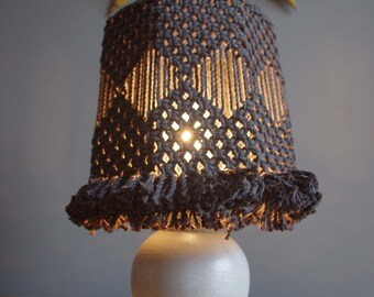 Macrame lamp shade | Etsy