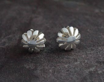 Double Daisy Rubber Stamp