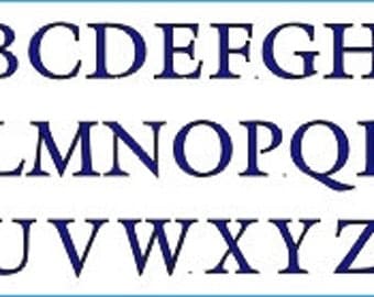 Dangles Alphabet Upper & Lower Case Personal and Limited