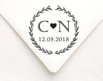 Wedding rubber stamp | Etsy