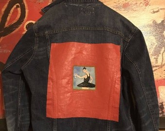 Custom denim jacket | Etsy