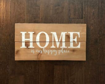 Rustic home sign | Etsy