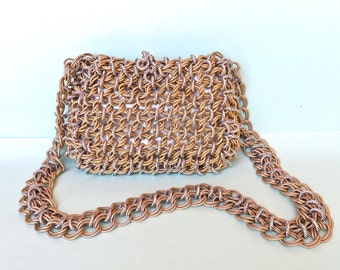 Sterling Silver Chain Link Purse 1920s