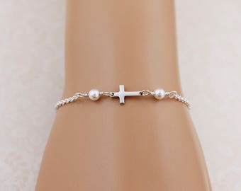 Cross bracelet | Etsy