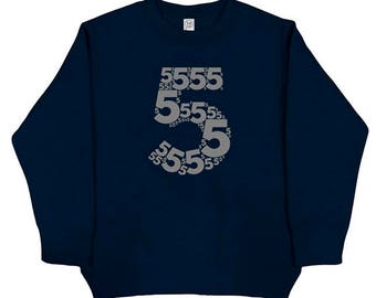 Number 5 shirt | Etsy