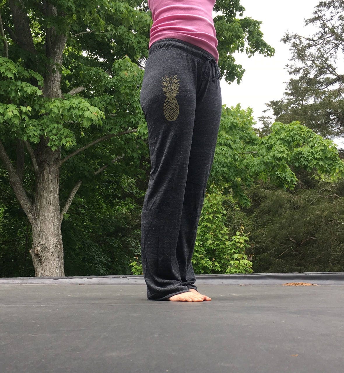 off to Hawaii Pineapple Pants Yoga Pants Lounge Pants