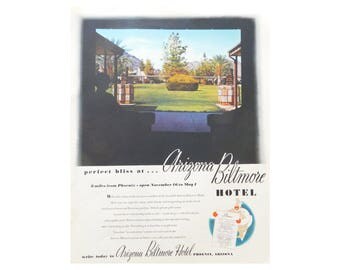 Vintage travel ad | Etsy