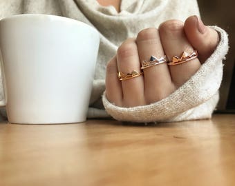 Mountain ring | Etsy