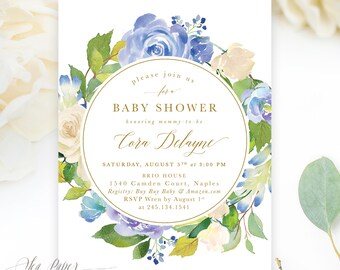 Boy Baby Shower Invitation Baby Boy Shower Invitation Boy