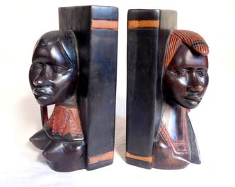 African bookends | Etsy