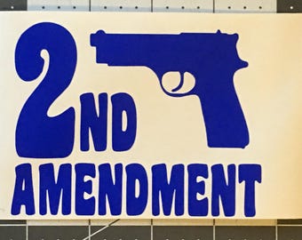 2nd amendment decal | Etsy