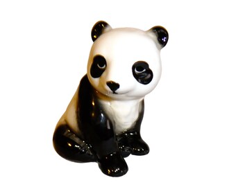 Panda figurine | Etsy