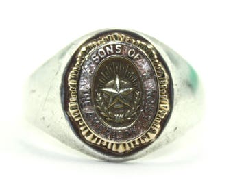 Military signet ring | Etsy