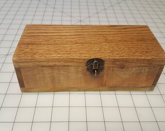 Hinged wood box | Etsy