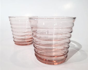 Pink glassware | Etsy