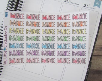 Dance stickers | Etsy