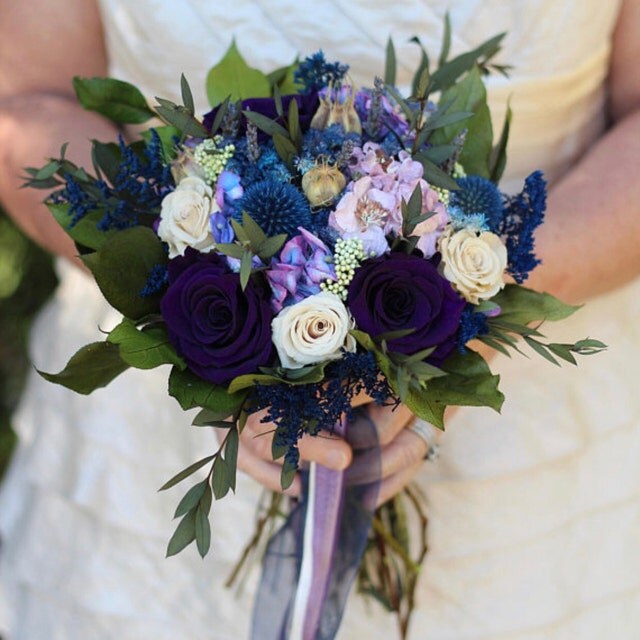 Dried Wedding Flower Arrangements & Dried by PickaBloomFlowers