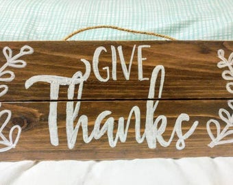 Give thanks | Etsy
